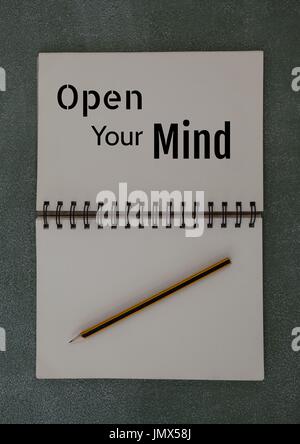 Digital composite of Open hand with mind map Stock Photo - Alamy