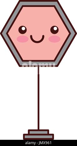 traffic signal kawaii character Stock Vector Image & Art - Alamy