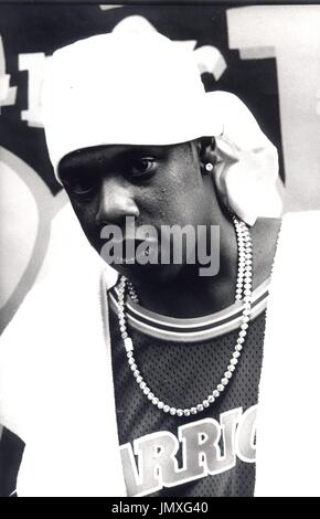 Jay-Z backstage after a performance at the KMEL All-Star Summer Jam in ...