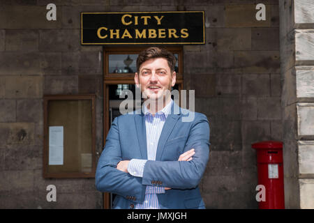 Picture: Labour Leader Cammy Day at the Edinburgh City Chambers Stock ...