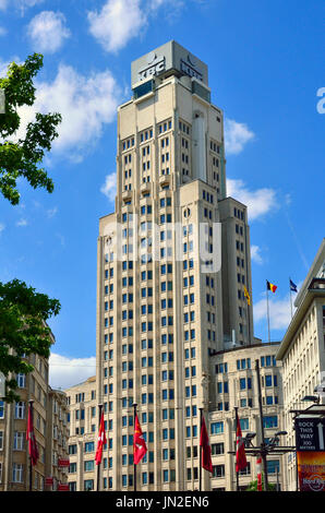 KBC Tower - Torengebouw Skyscraper, Antwerp; Belgium; Europe Stock ...