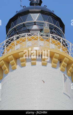 Tarbat Ness lighthouse near Portmahomack, north-eastern Scotland Stock ...