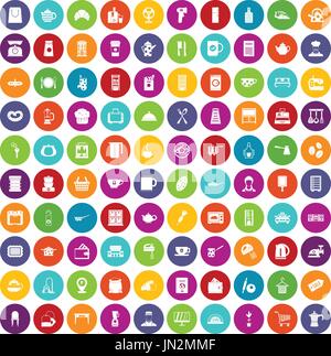 100 kitchen utensils icons set grunge blue Stock Vector Image & Art - Alamy