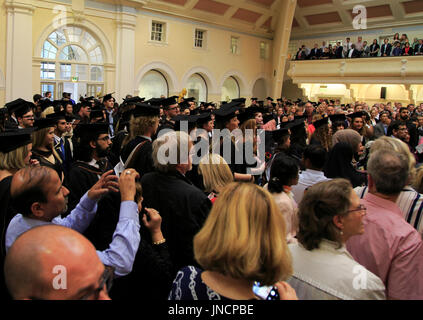 Audience at graduation ceremony, Goldsmiths College, University of ...