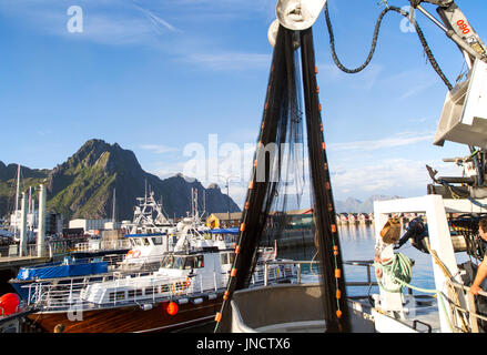 Fishing Net in Lofoten - Norway Stock Photo - Alamy