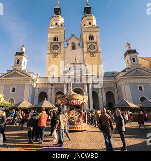 Brixen, Italy - December 26, 2016: Traditional Christmas market in ...