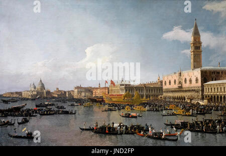 The Painting Venice: The Basin of San Marco on Ascension Day by Italian ...