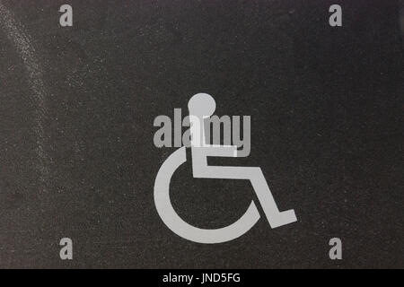 Wheelchair symbol on white background. Disability sign, illustration ...