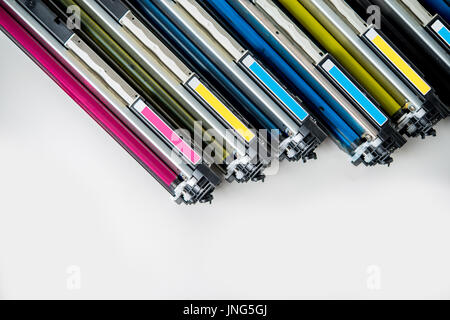 used laser toner cartridge Stock Photo - Alamy