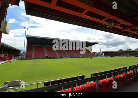 A general view of Gresty Road, Crewe Stock Photo - Alamy