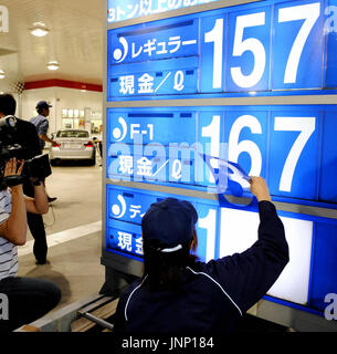 Tokyo Gas Station Stock Photo - Alamy