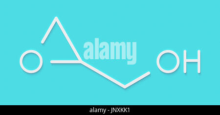 Glycidol molecule. Skeletal formula Stock Photo - Alamy