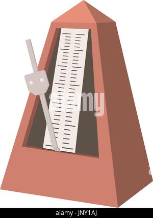 volume noise level meter cartoon vector illustration Stock Vector Image ...