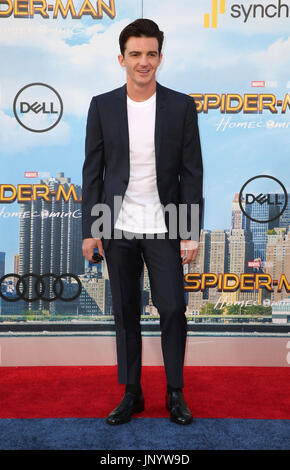 Drake Bell at the World premiere of 'Spider-Man: Homecoming' held at ...