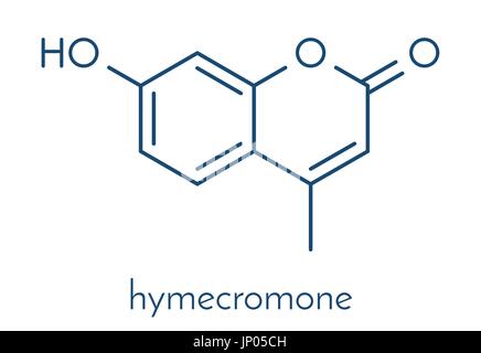 Hymecromone drug molecule. Skeletal formula Stock Vector Image & Art ...