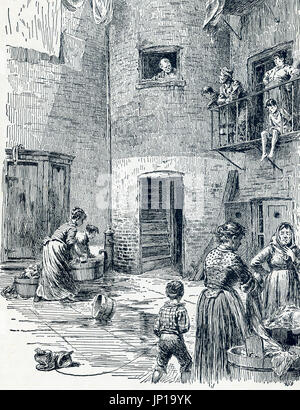 New York City tenement house in Mulberry Street housed 80 people in 40 ...