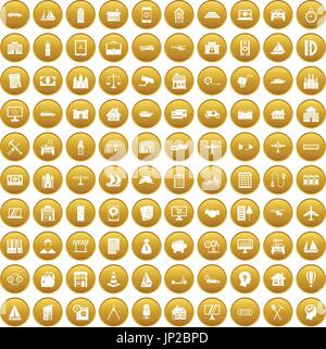 100 private property icons set grunge green Stock Vector Image & Art ...