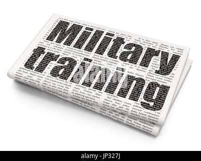 Studying concept: Military Training on Digital Paper background Stock ...