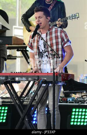 Charlie Puth Performs At The Today Show NYC Featuring: Charlie Puth ...