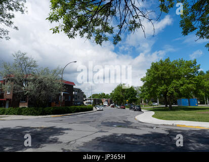 A tree-lined street in Montreal, Canada Stock Photo - Alamy