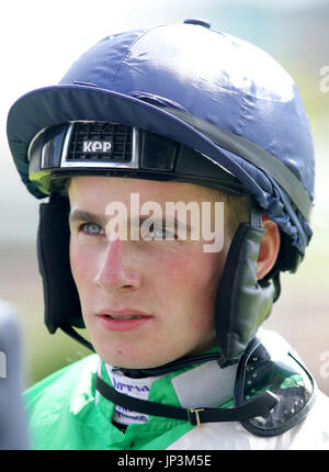 Jockey Adam Mcnamara during the Cakemark Handicap during day one of the ...