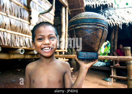 Tingkop basket at Tagbanwa tribal village, Butterfly Garden, Santa ...