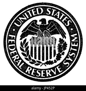 Illustrated symbol of the federal reserve system of the USA Stock Photo ...