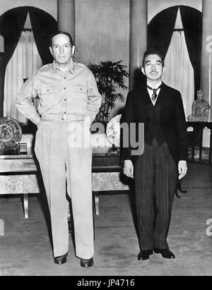 On September 27, 1945, Emperor Hirohito paid a visit to US Army General ...