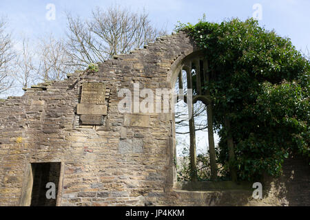 The remains of Thornton Bell Chapel, where Patrick Bronte was Rector ...