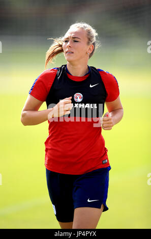 Toni Duggan during a training session at Champneys Tring ahead of the ...
