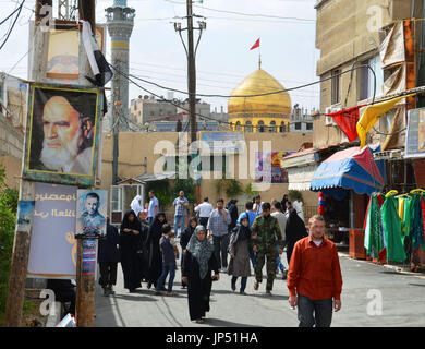 Syria. Damascus. Sayyidah Zaynab Mosque. Shia Muslim tradition ...
