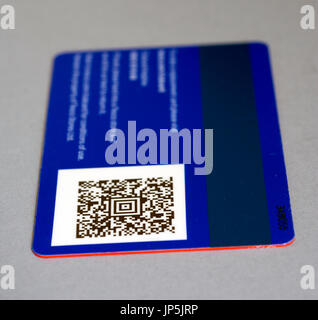 Tesco Clubcard with QR code Stock Photo - Alamy