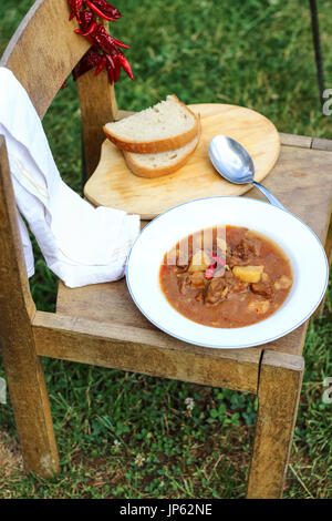 Campfire Stew Outdoor Cooking Stock Photo - Alamy