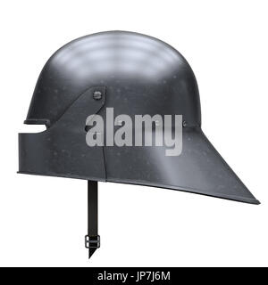 Medieval Knight Sallet Helmet Stock Photo - Alamy