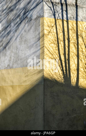 Symbol / Concepts, Shadows on the angle of house Stock Photo - Alamy