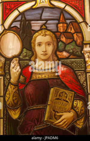 Freemasons Stained Glass - Beamish Museum Stock Photo - Alamy