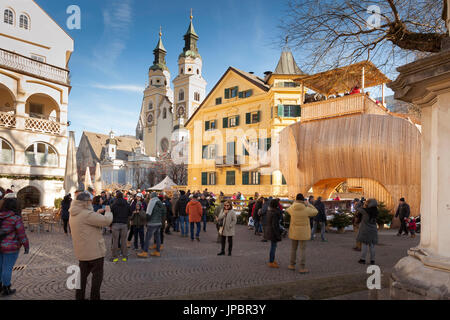 The Christmas Market in Brixen (also called Bressanone or Persenon ...