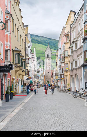 Vipiteno (Sterzing), South Tyrol, Italy: Young Tyrolean men walk ...