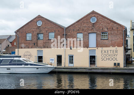 The old boathouse on the waterfront of the River Somme in the town of ...