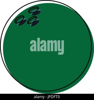 bowl ball game sport tool object Stock Vector Image & Art - Alamy