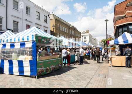 Tachbrook Street Market in Pimlico, London Stock Photo - Alamy