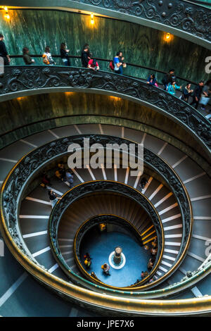 Vatican City. The famous ladder inside the vatican museums Stock Photo ...
