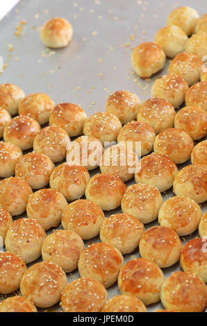 Penang famous local delight Tau Sar Pneah or Green Bean Biscuit Stock ...