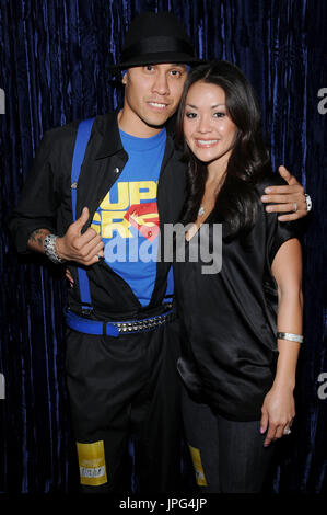 Taboo of the Black Eyed Peas, Wife Jaymie Dizon and son Josh at the ...