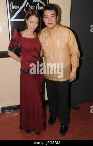 Jenny Quizon and Husband Vandolph Quizon backstage at The King Of ...