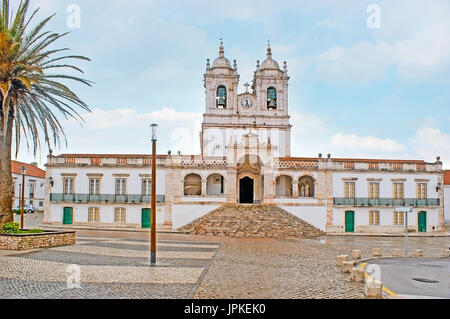 The Sitio District of Nazare, Portugal Stock Photo - Alamy