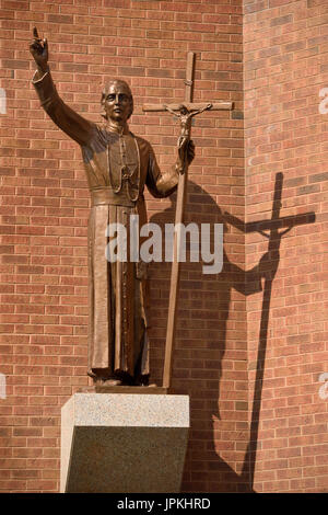 Statue of Gaspar del Bufalo a Roman Catholic priest and founder of the ...