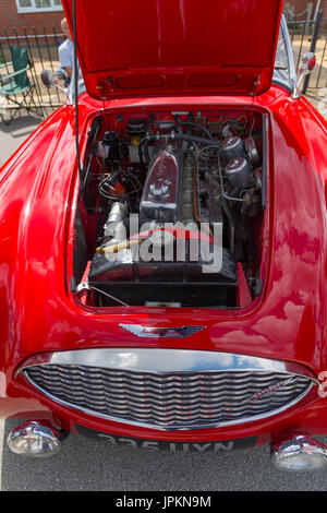 Austin Healey engine bay Stock Photo - Alamy