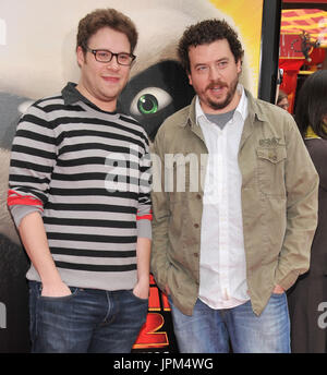 Seth Rogan and Danny McBride at the premiere of "Kung Fu Panda 2" at ...
