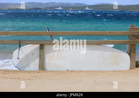Windsurf tables in a windsurf competition Stock Photo - Alamy